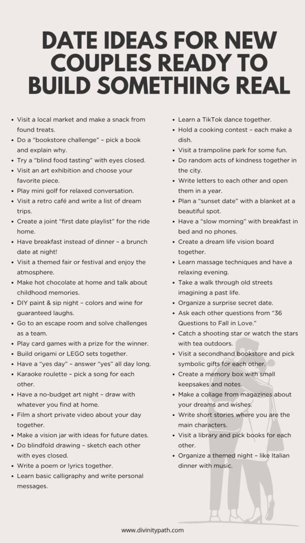 Date Ideas for New Couples Ready to Build Something Real